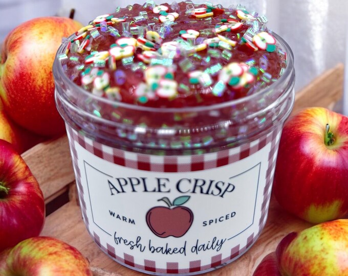 Apple Crisp Bingsu Slime ~ Fall Slime ~ Bingsu Bead Slime ~ Crunchy ...