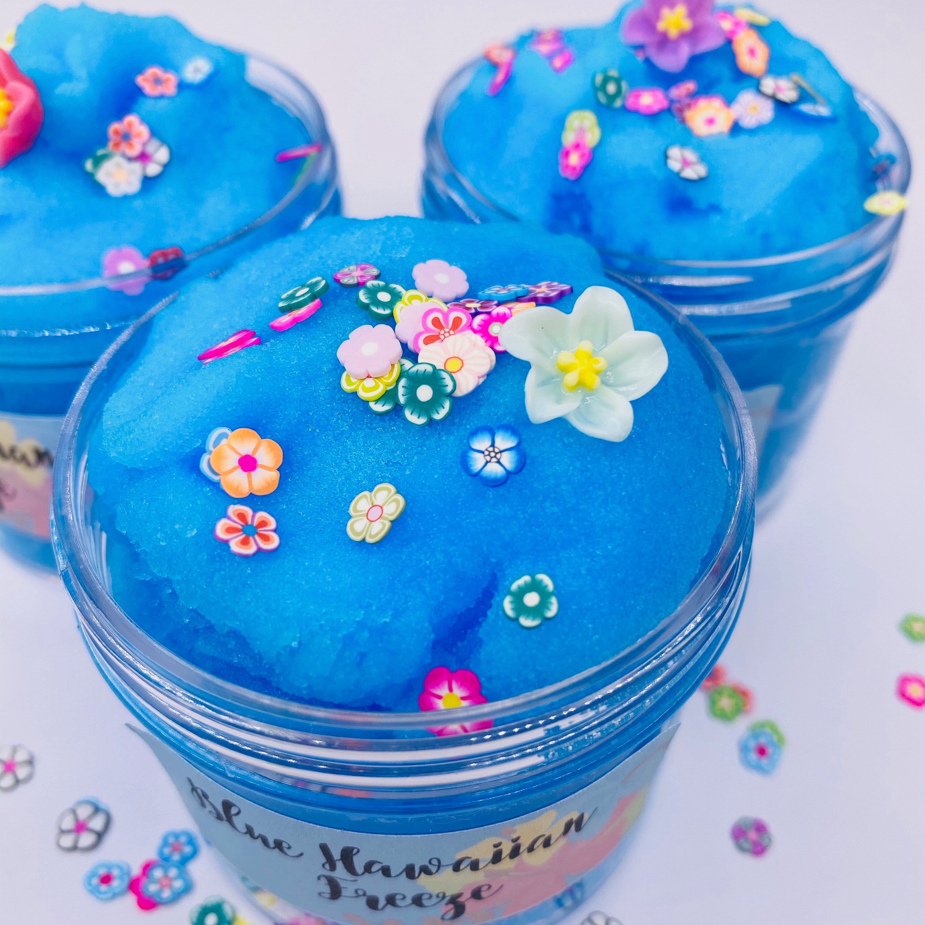 Blue Hawaiian Icee Slime Icee slime scented slime charm | Etsy
