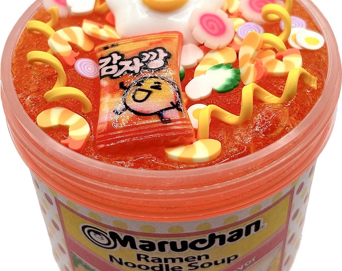 Ramen Shrimp Slime ~ Charm Slime ~ Scented Slime - Etsy