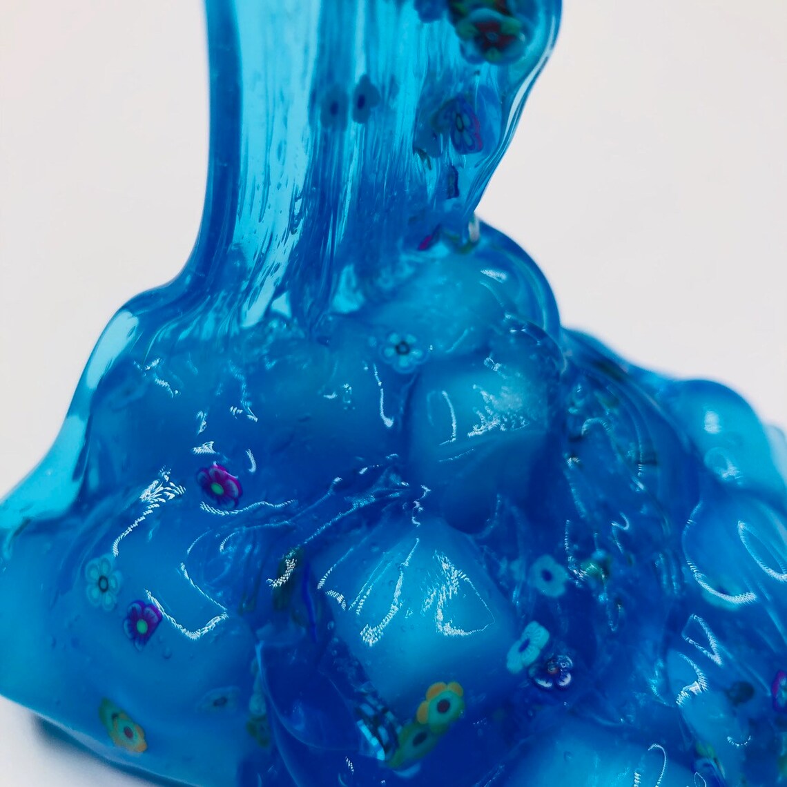 Blue Hawaiian Jelly Cube Slime Charm Slime Cube Slime - Etsy