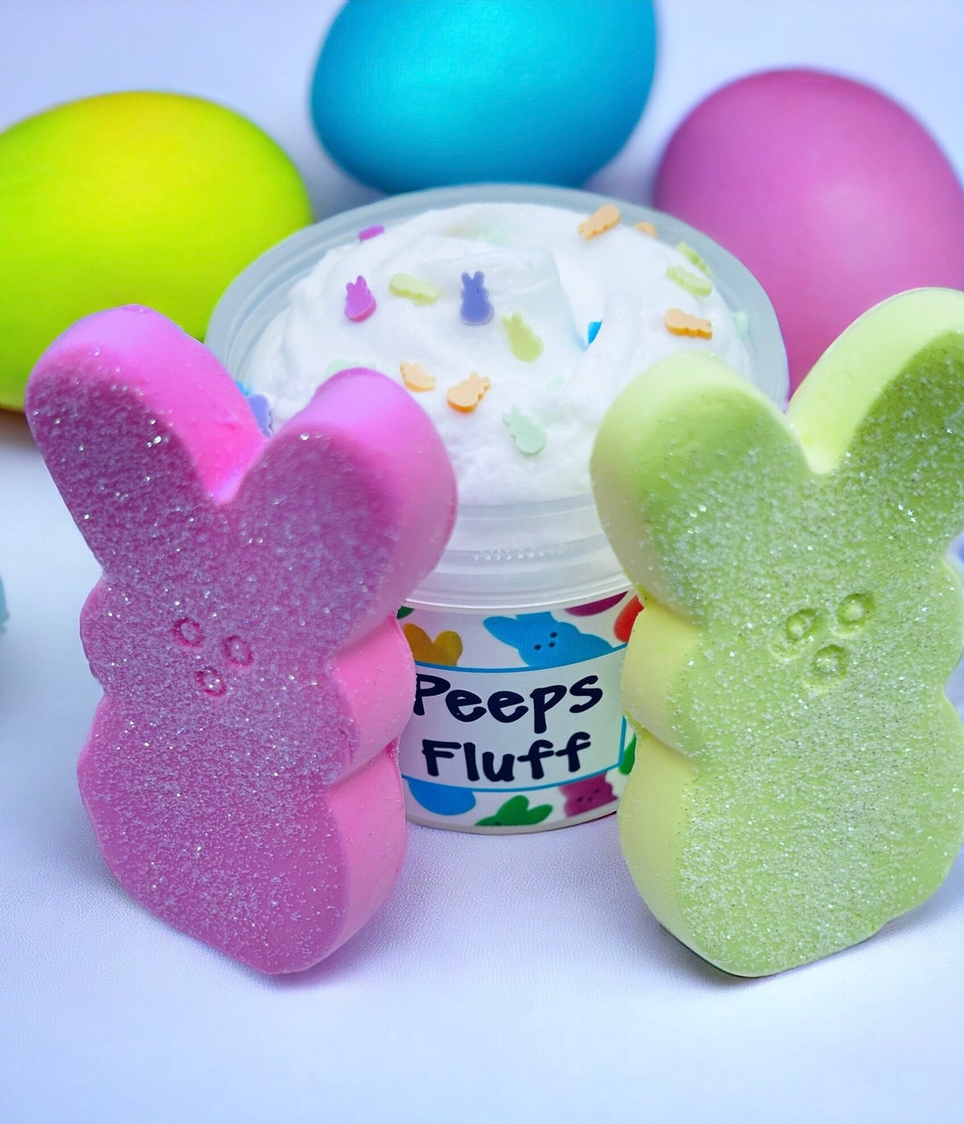 Peeps Fluff Slime ~ DIY Slime ~ Easter Slime - Etsy