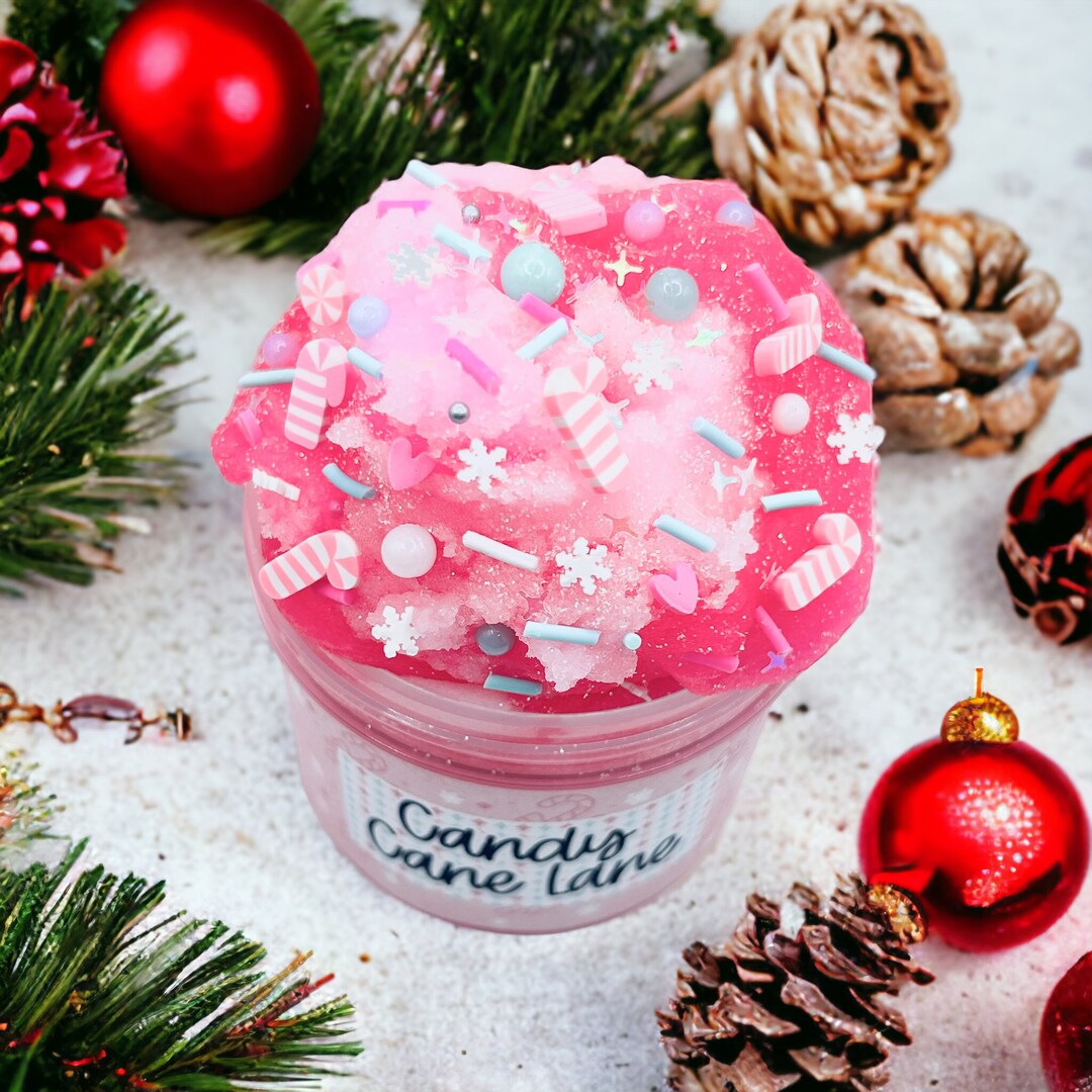 Candy Cane Lane ~ Icee Slime ~ Scented Slime - Etsy