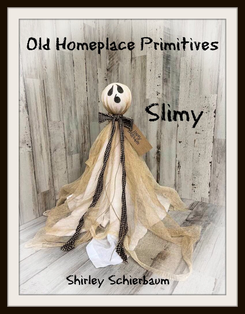 Halloween Primitive Standing Ghost Mounted on Wooden Base - Etsy