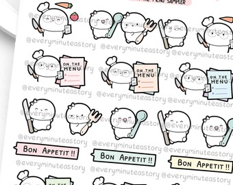 MEAL PREP Planner Icon Stickers / Cooking Planner Stickers - Etsy