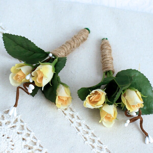 Groomsmen Buttonhole - Etsy