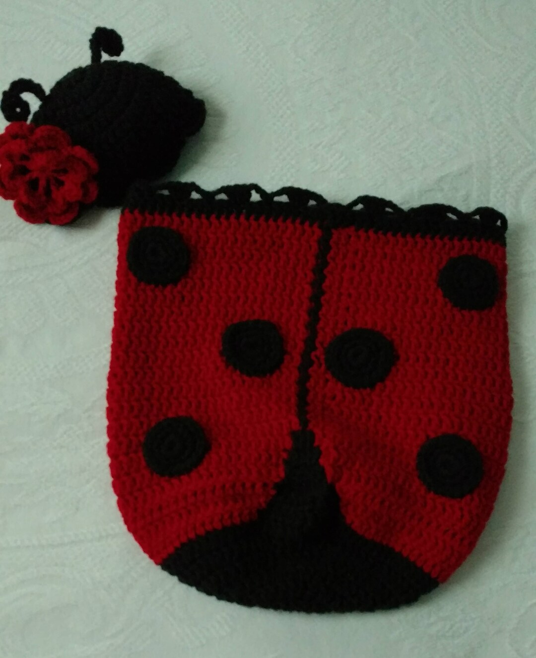 Baby Papoose/cocoon - Lady Bug - Etsy