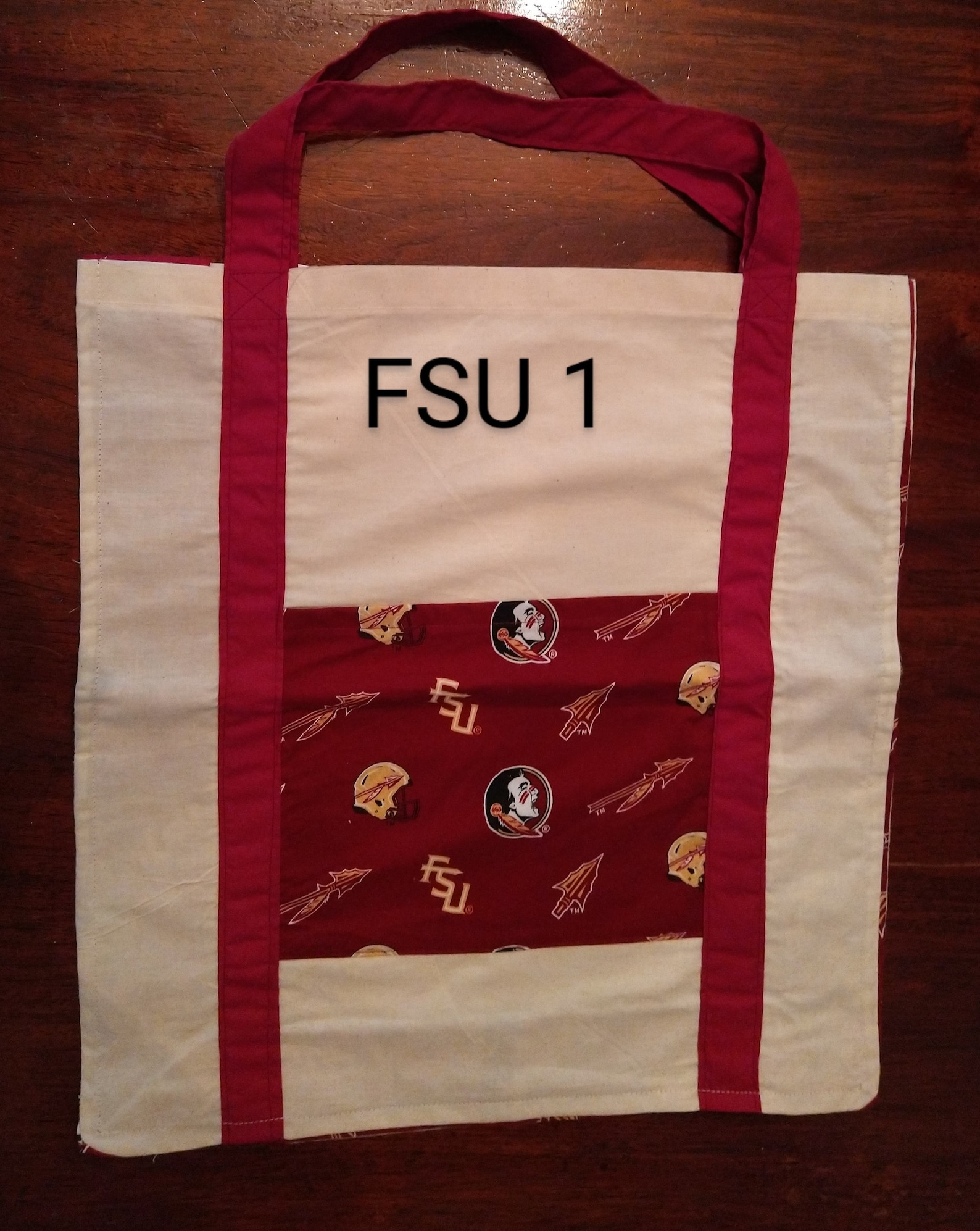 FSU Shopping/tote Bag With 3 Pockets - Etsy