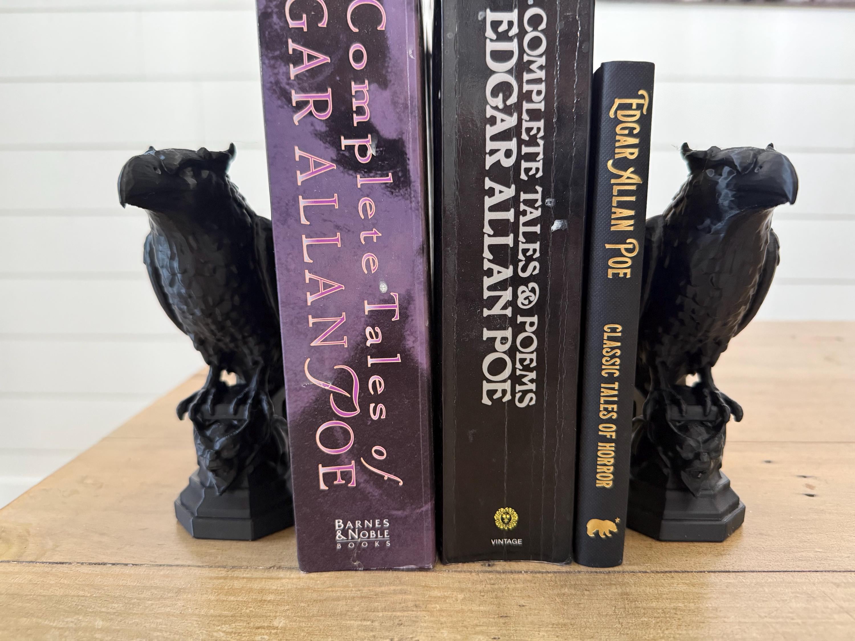 Black Raven Gargoyle Gothic Decor | Raven Statue | Dark Home Decor ...