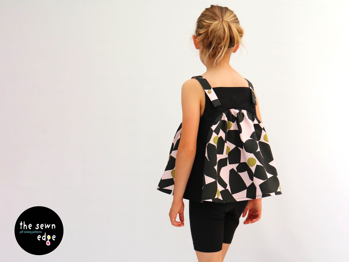 Float Dress & Top PDF Sewing Pattern Girls Dress Sewing - Etsy