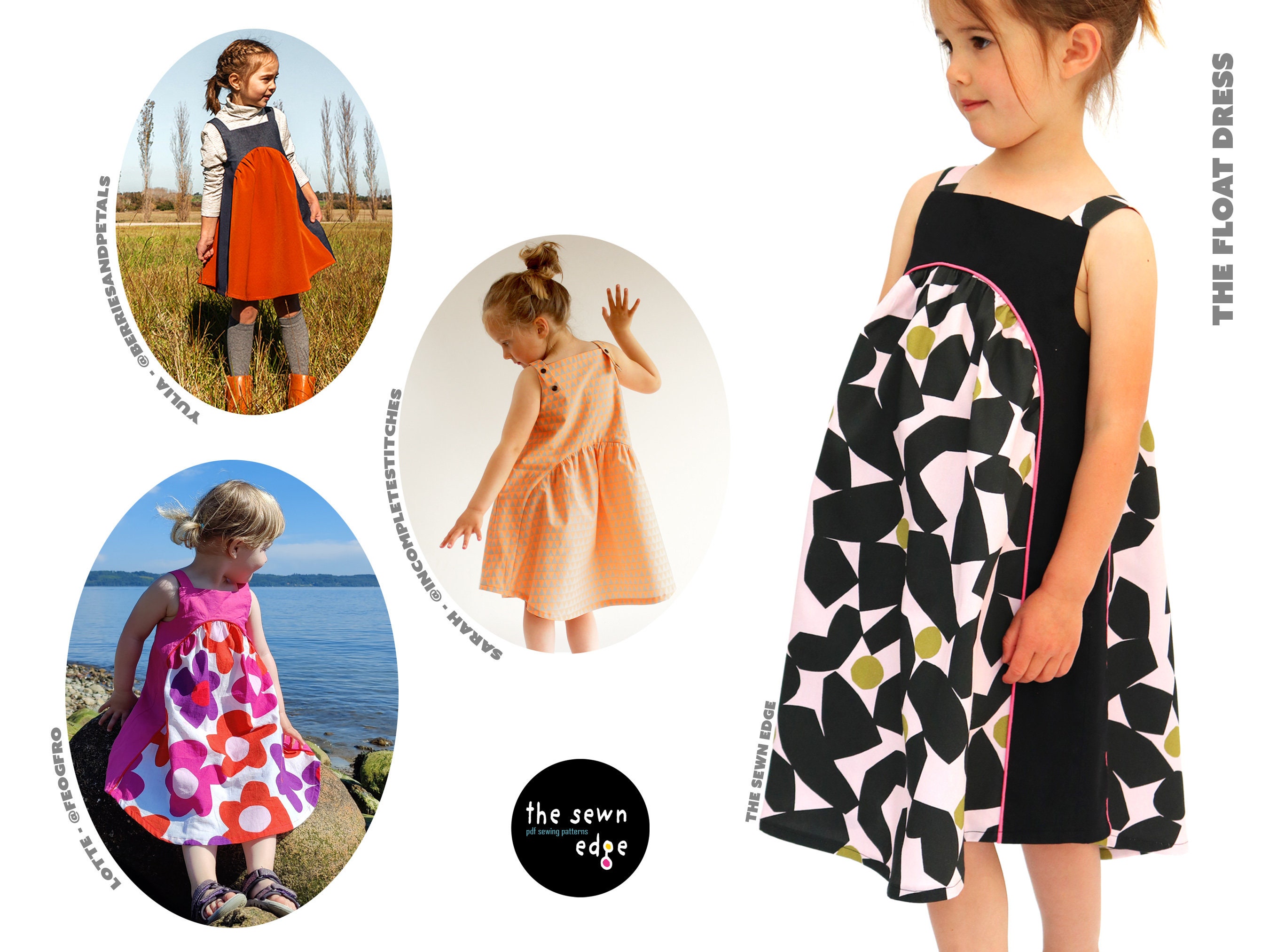 Float Dress & Top PDF Sewing Pattern Girls Dress Sewing | Etsy UK