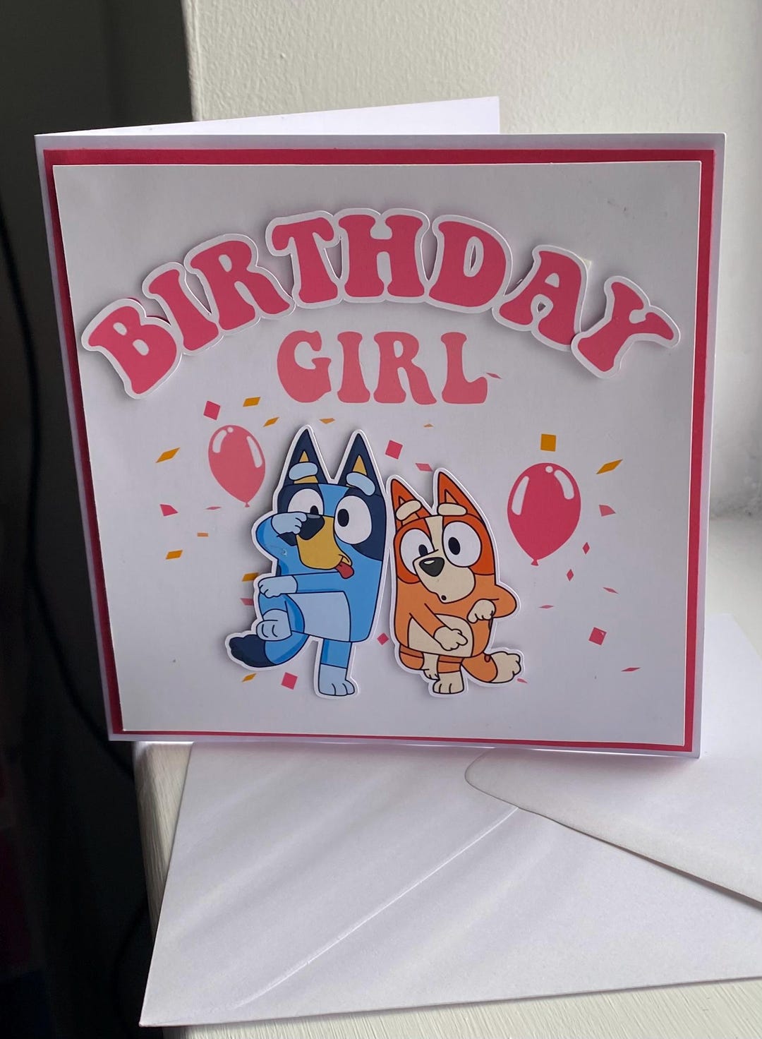 Bluey Birthday Card, Happy Birthday to Card, Personalized Cute Birthday ...