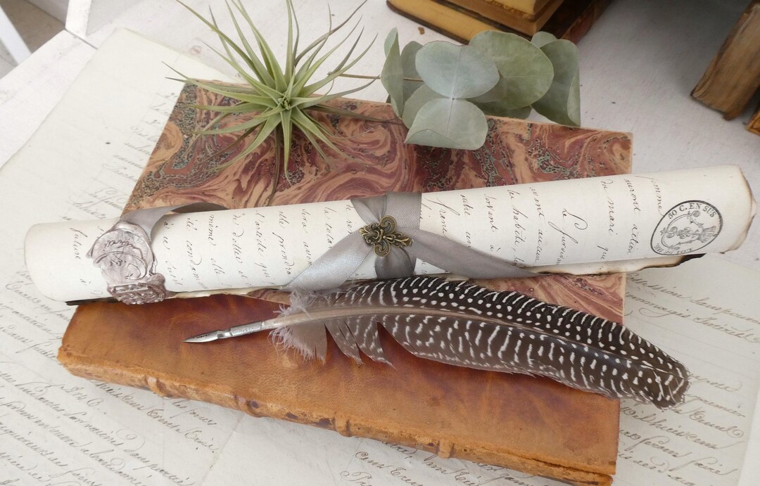 Decorative Parchment, Old Notarial Deed Vellum Paper, Old Document - Etsy