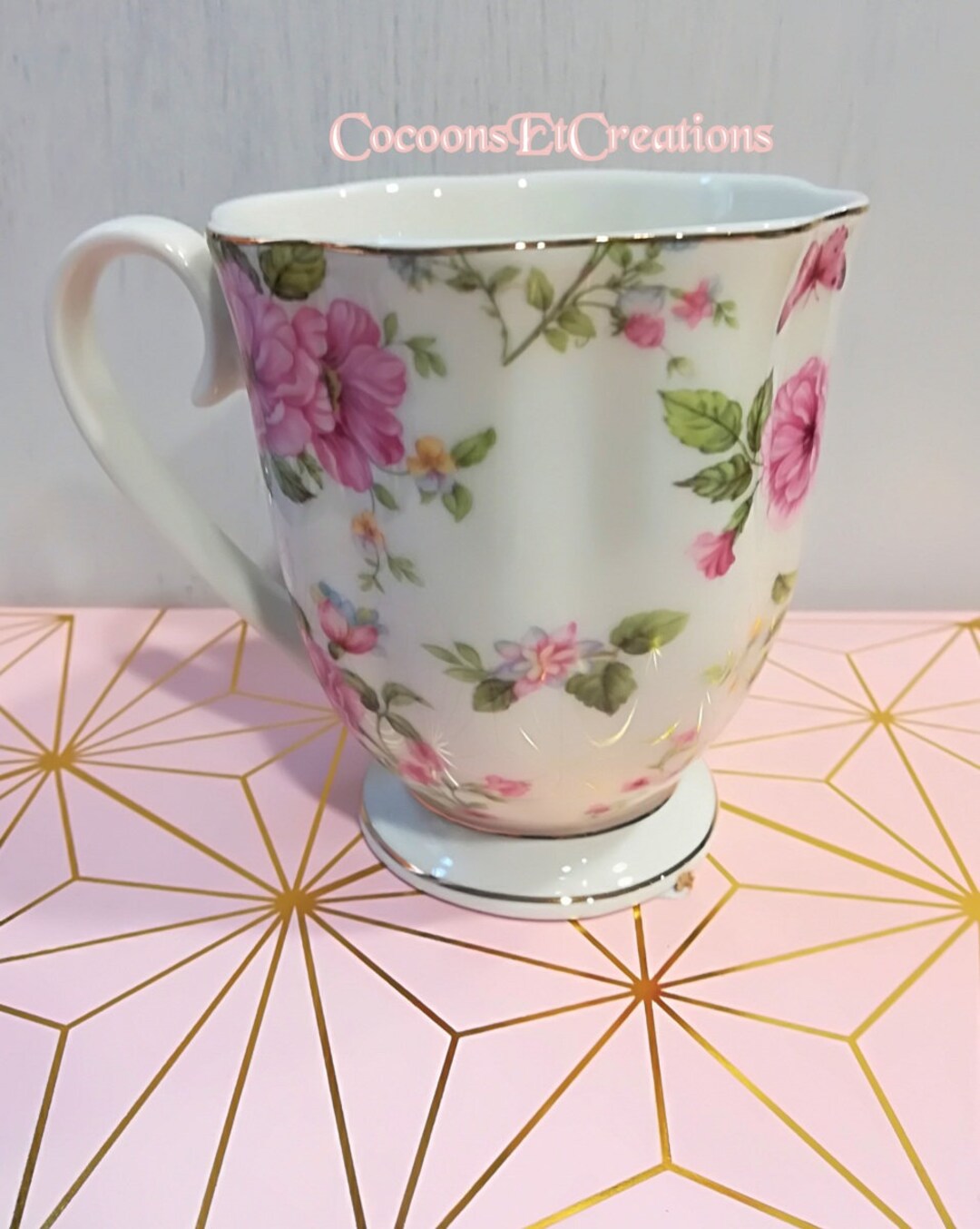 Elegant and Refined Mug for Coffee And/or Tea in Porcelain, Fine 'gold ...