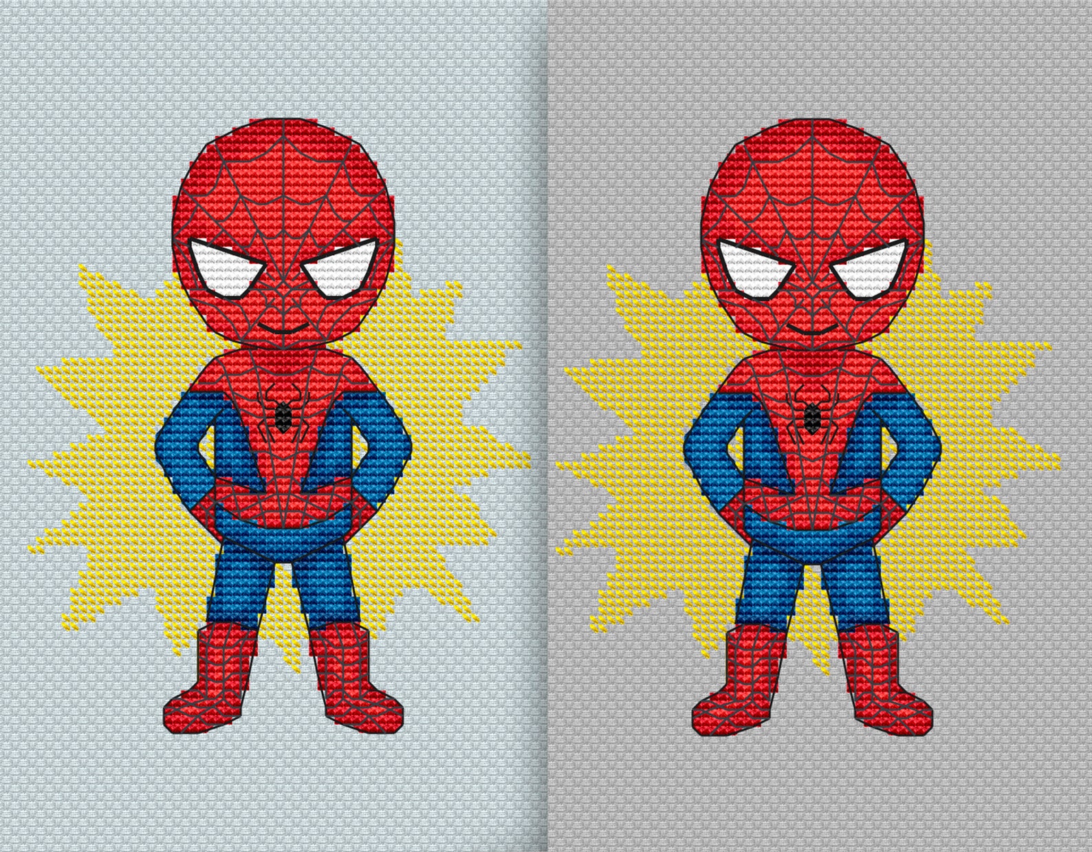Spider-man cross stitch pattern PDF Baby Spiderman cross | Etsy