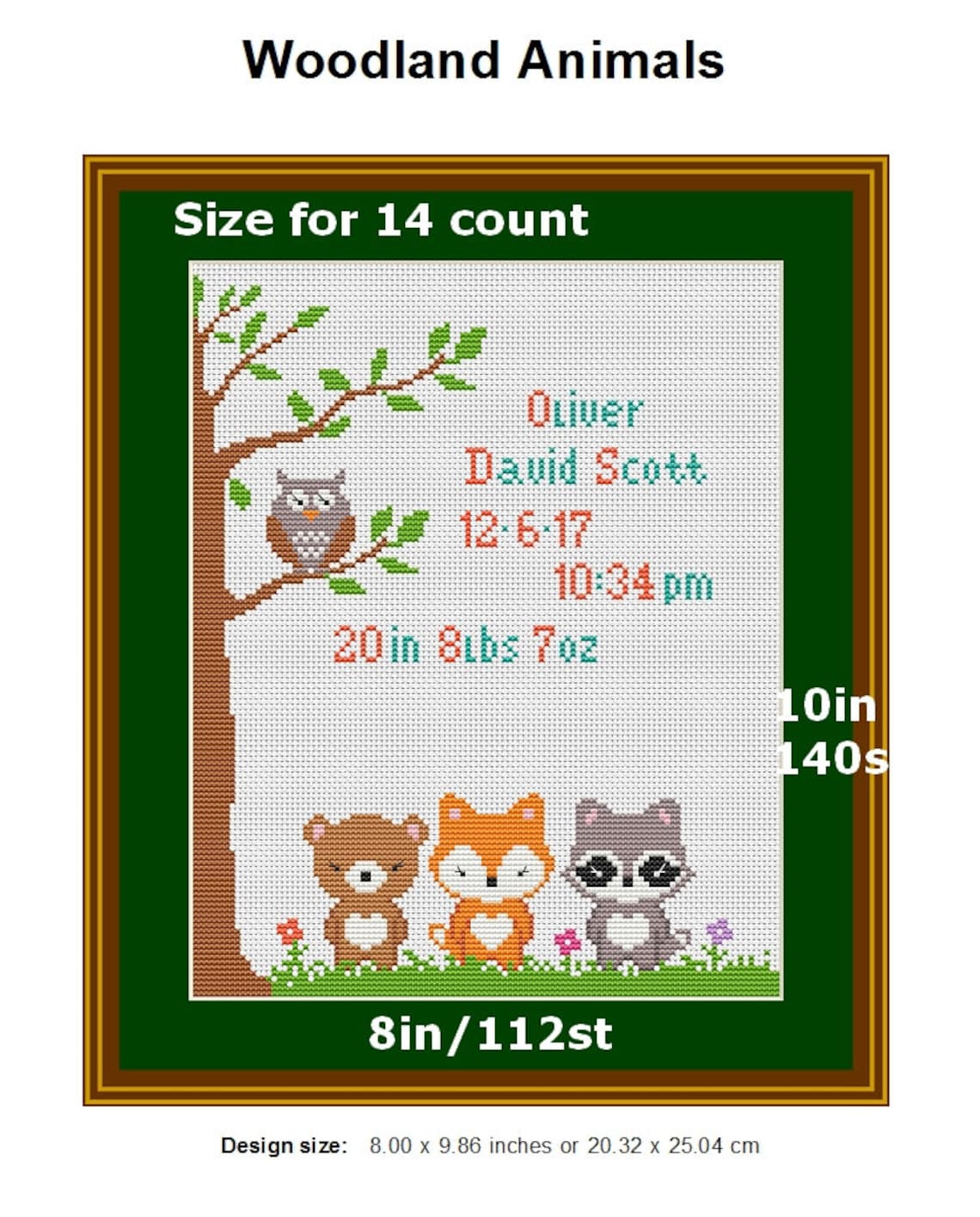 Woodland Animals Cross Stitch Patterns Free at Neida Tracy blog