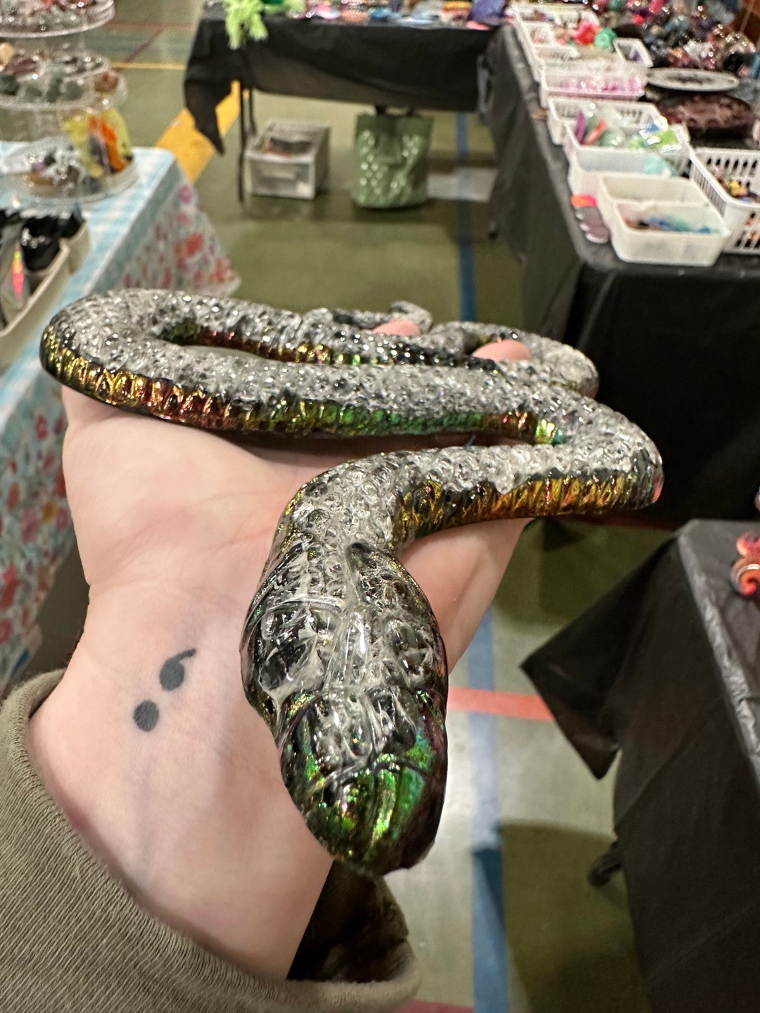 Resin Snake With Real Snake Shed - Etsy