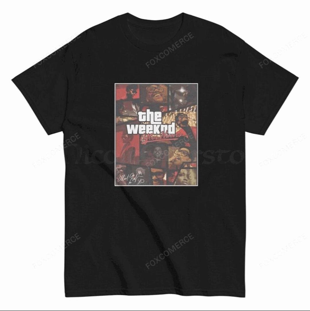 The Weeknd Streetwear Shirt XO Logo Hip Hop Fashion Tee - Etsy