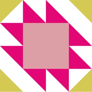 Diana Quilt Block Pattern: Modern BOM Club (PDF Download) - Etsy