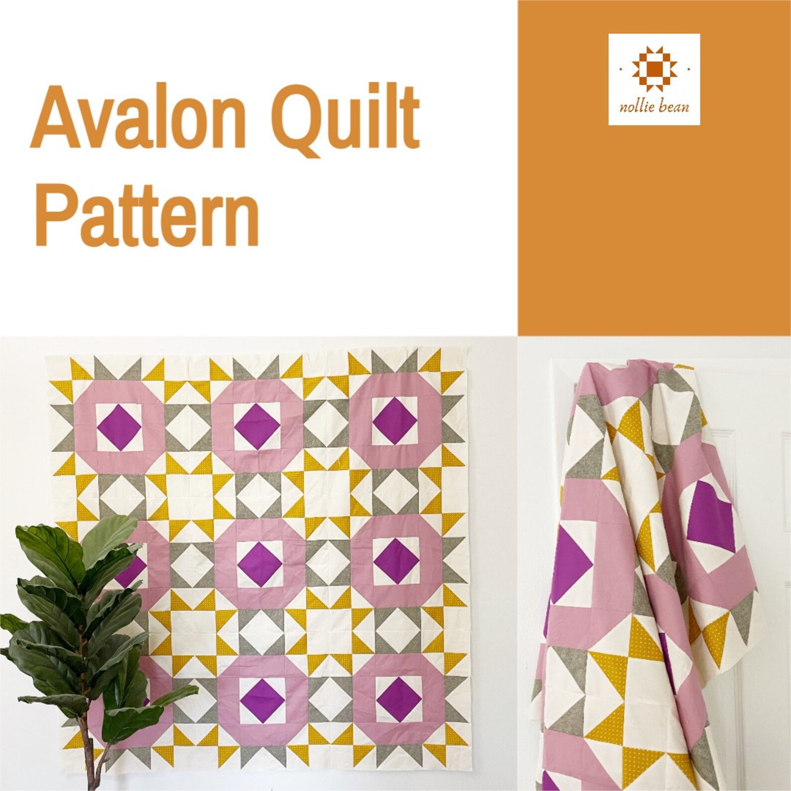 Avalon Quilt Pattern | PDF Pattern - Avalon Quilt | PDF Download ...
