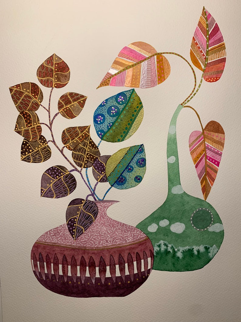 Fantasy Plants and Vases - Etsy