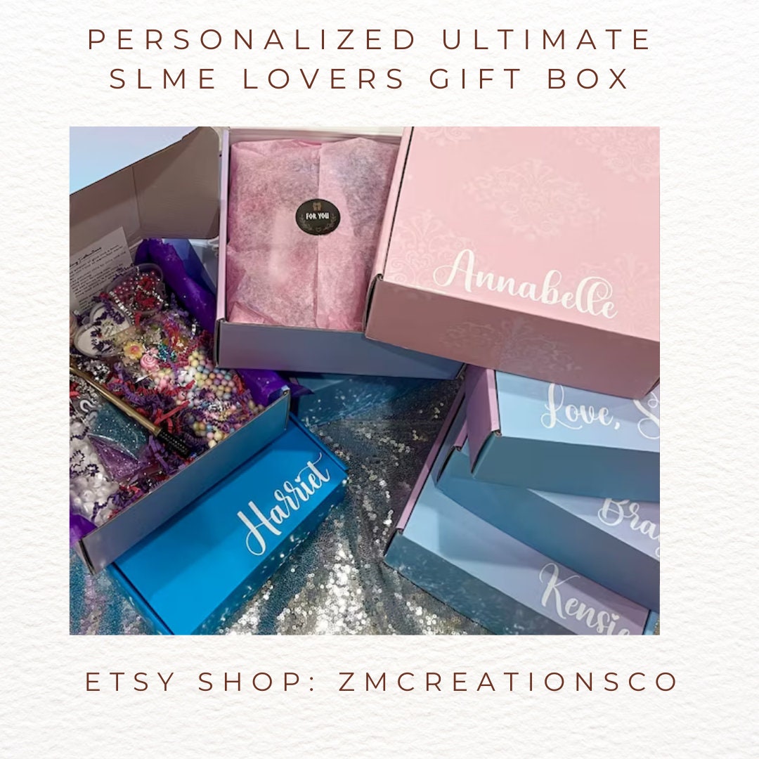 Slime Lover’s Personalized Ultimate DIY Gift Box /birthday Gift ...