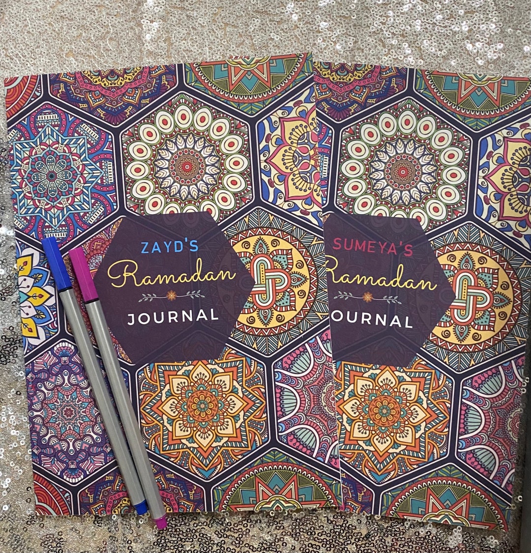 Personalized Ramadan Journal and Color Journal Pen/kids, Teens & Adults ...