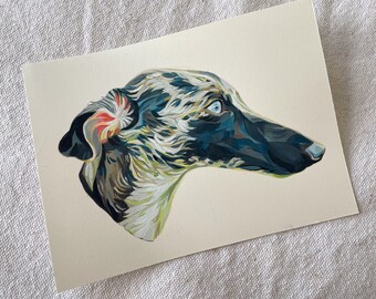 Gouache Dog Painting - Etsy