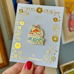 Cat Hard Enamel Pin // Witchy Pin / Enamel Pin /cat Pin / Unique Brooch ...