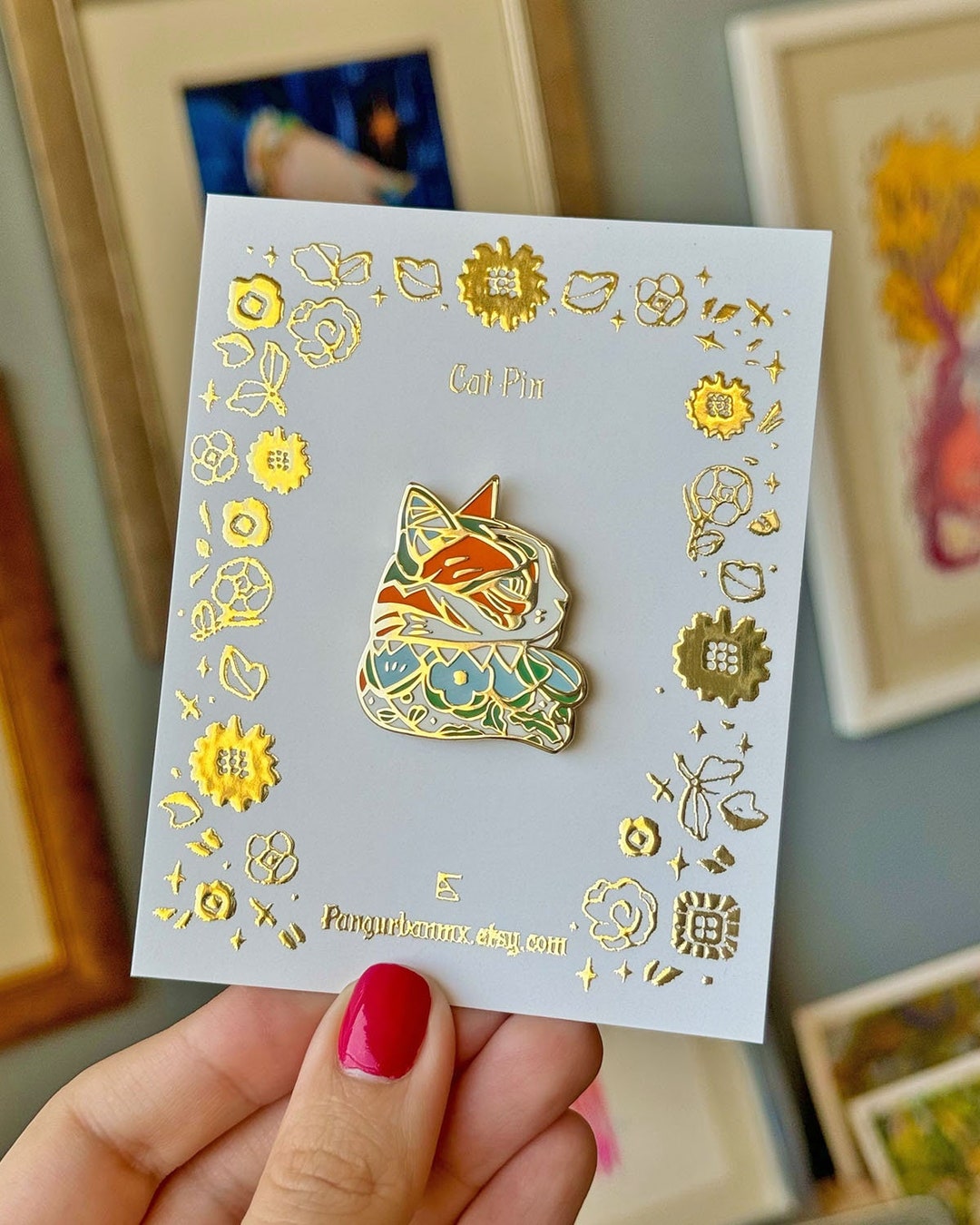 Cat Hard Enamel Pin // Witchy Pin / Enamel Pin /cat Pin / Unique Brooch - Etsy