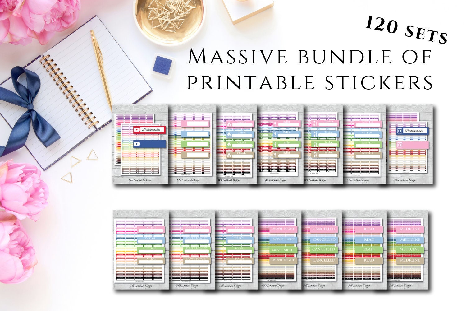 Mega Stickers Bundle, Massive Bundle of Stickers, Whole Shop Stickers ...