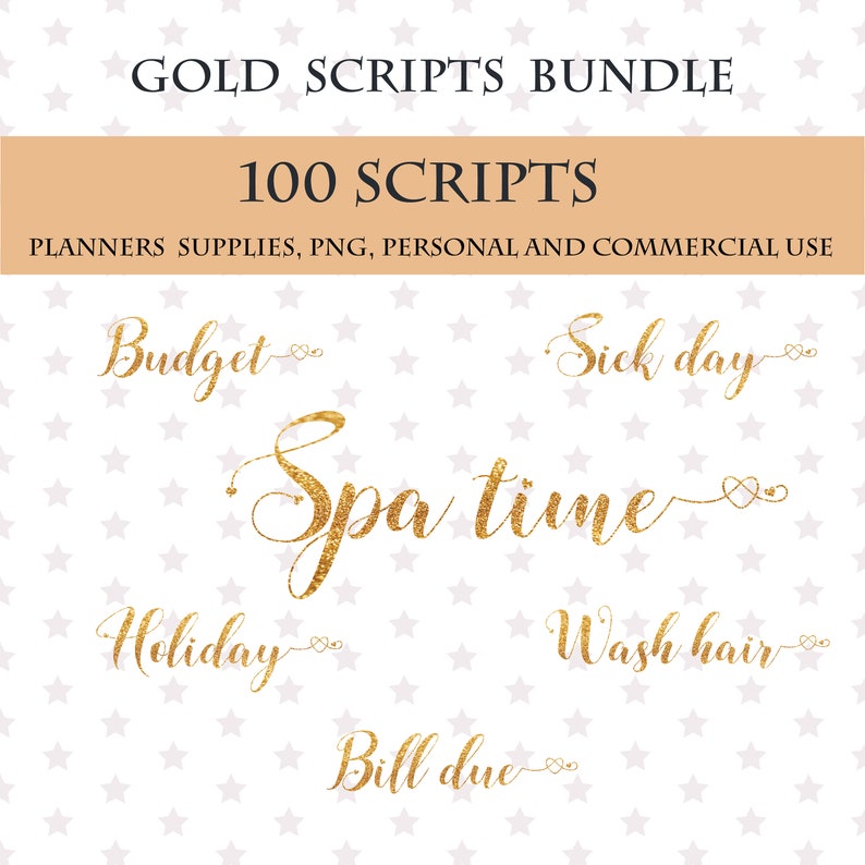 Mega Stickers Bundle Bundle of Bullet Journal Scripts for - Etsy