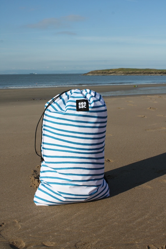 Large Shoulder Beach Bag Seasac Family Beach Bag Blue - Etsy