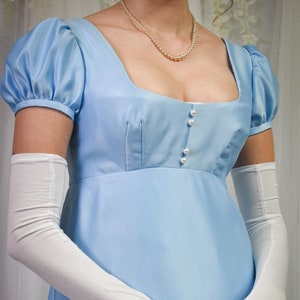 Matte Satin Regency Gown - Etsy