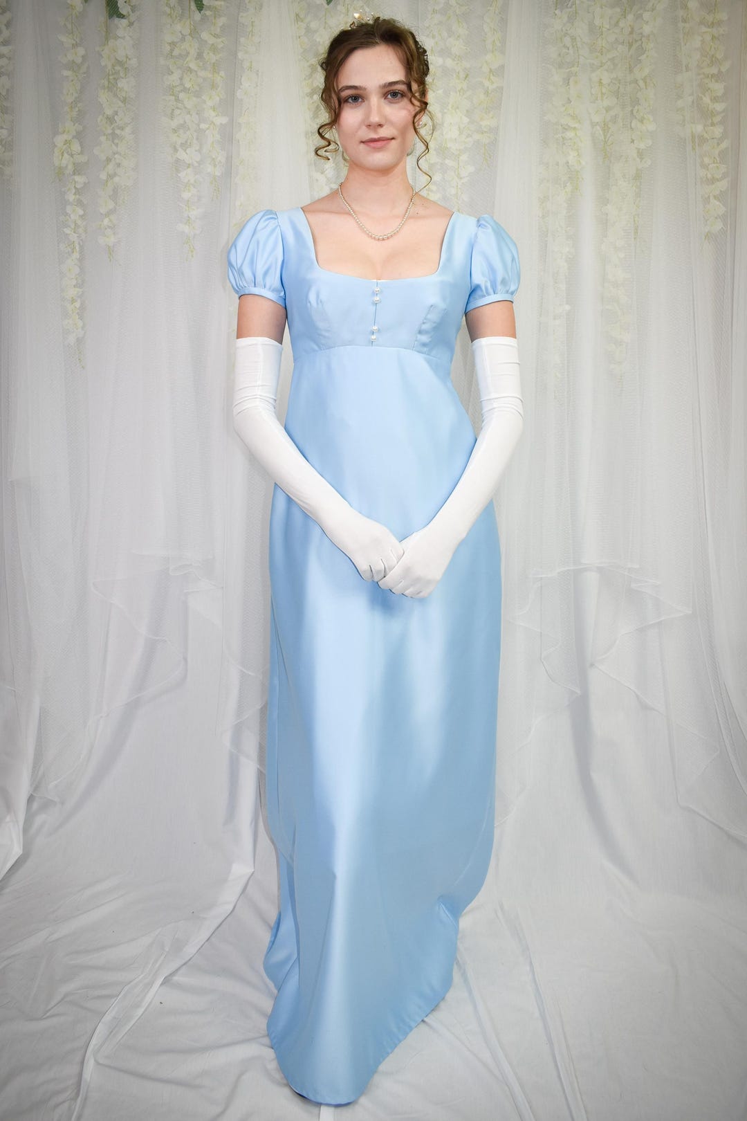 Matte Satin Regency Gown - Etsy