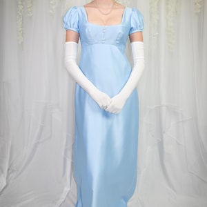 Matte Satin Regency Gown - Etsy