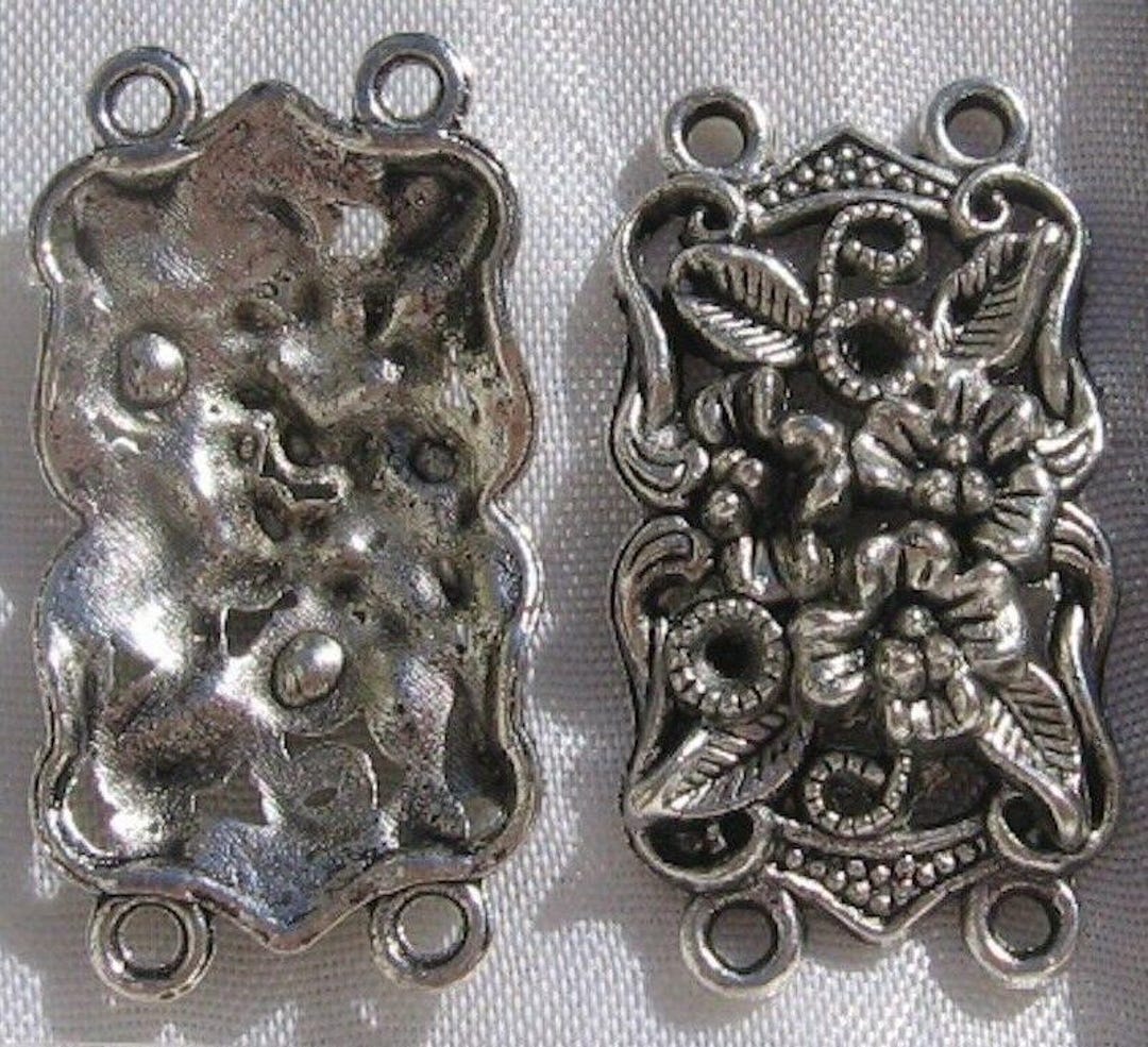 Set of 11 Connectors, Silver Connectors, Belt Creation, Findings With ...