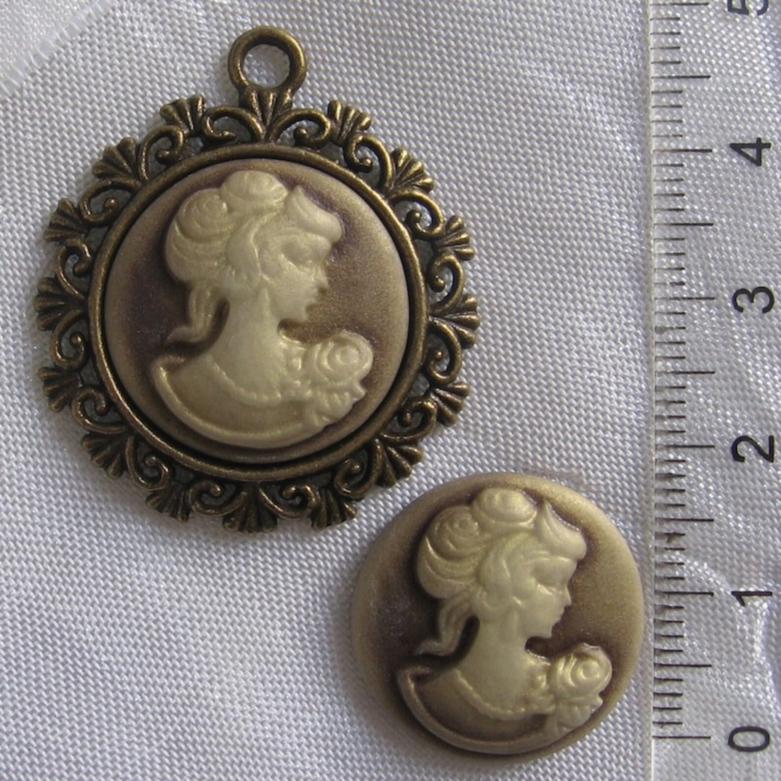 Round Cabochon, Black Cameo, Green Cameo, Pink Cameo, Gold Cameo, Women ...