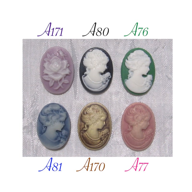 Green Cameo - Etsy