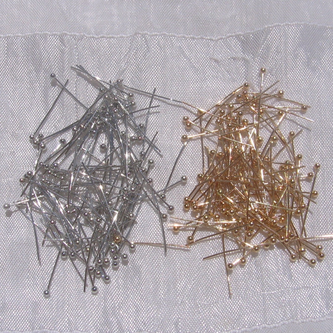 Lot of 100 Rods, Ball Rods, Brass Rods, Silver Rods, Gold Rods, Round ...