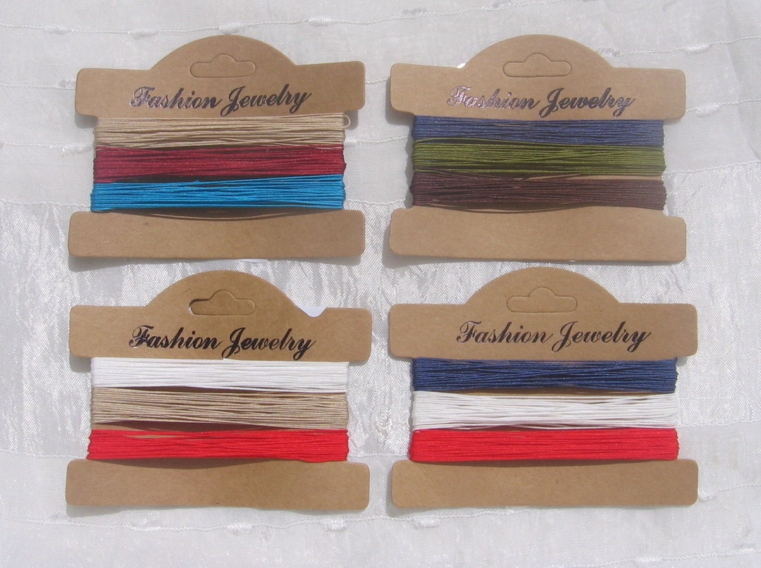 15m Lot, (5m X 3) NYLON THREAD, 0.5mm Thread, Braided Thread, 15 Meters ...