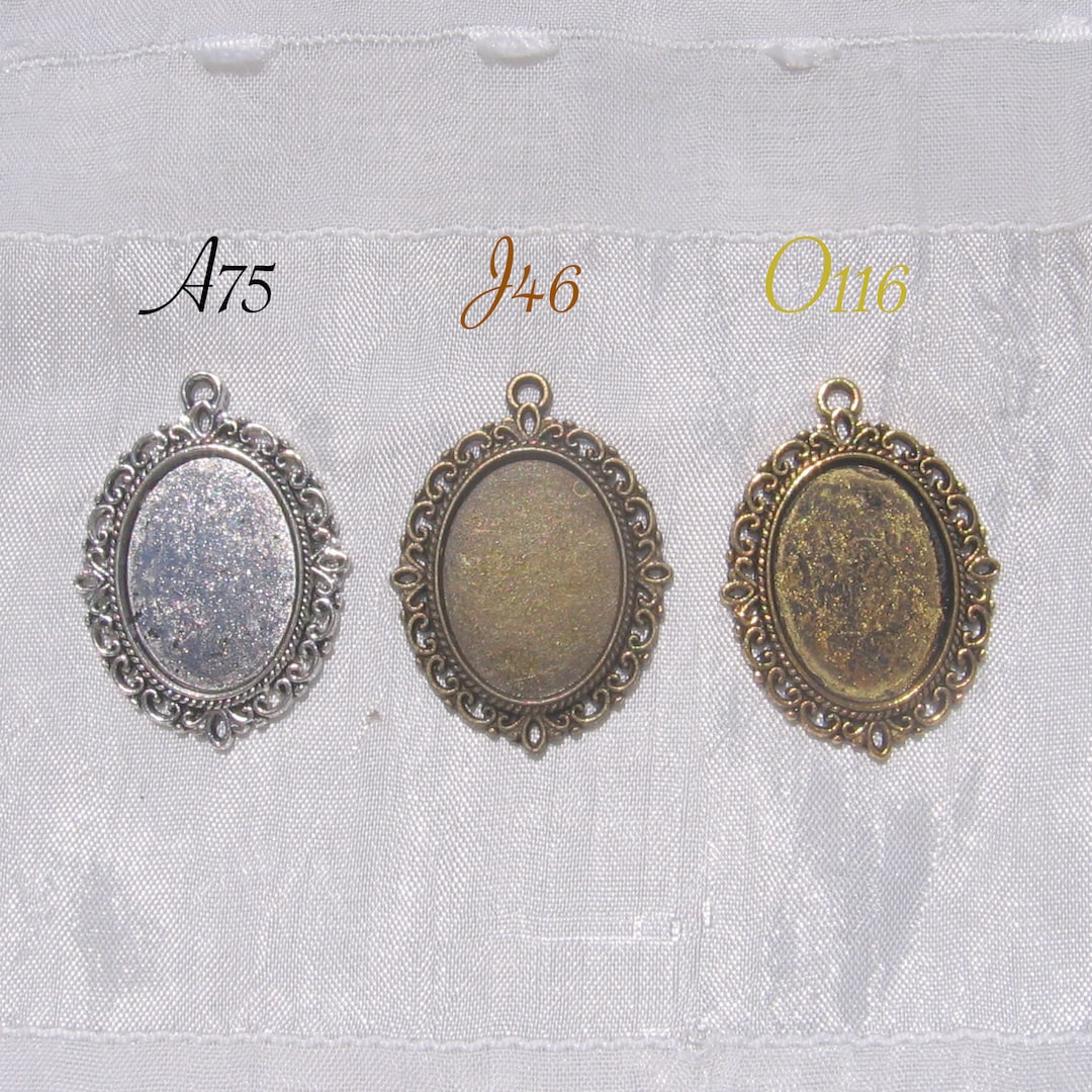 Cabochon Holder Cameo Holder Cameo Mount Silver Mount - Etsy