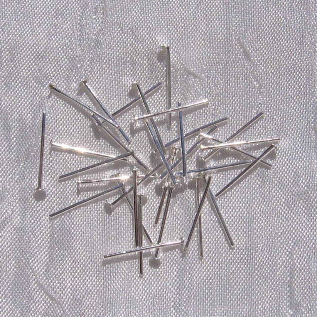 Pack of 600 Rods, Silver Nails, Silver Rods, Flat Head Rods, 16mm Rods ...