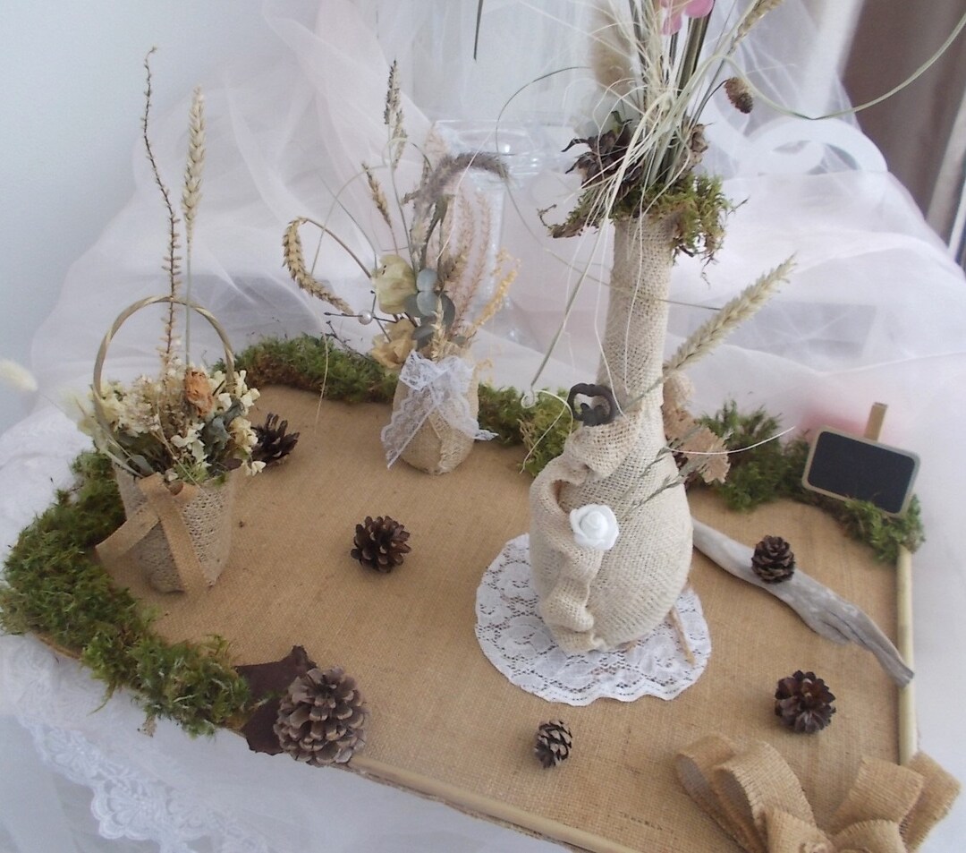 Country Wedding Centerpiece Dry Flowers Country Wedding Dry - Etsy