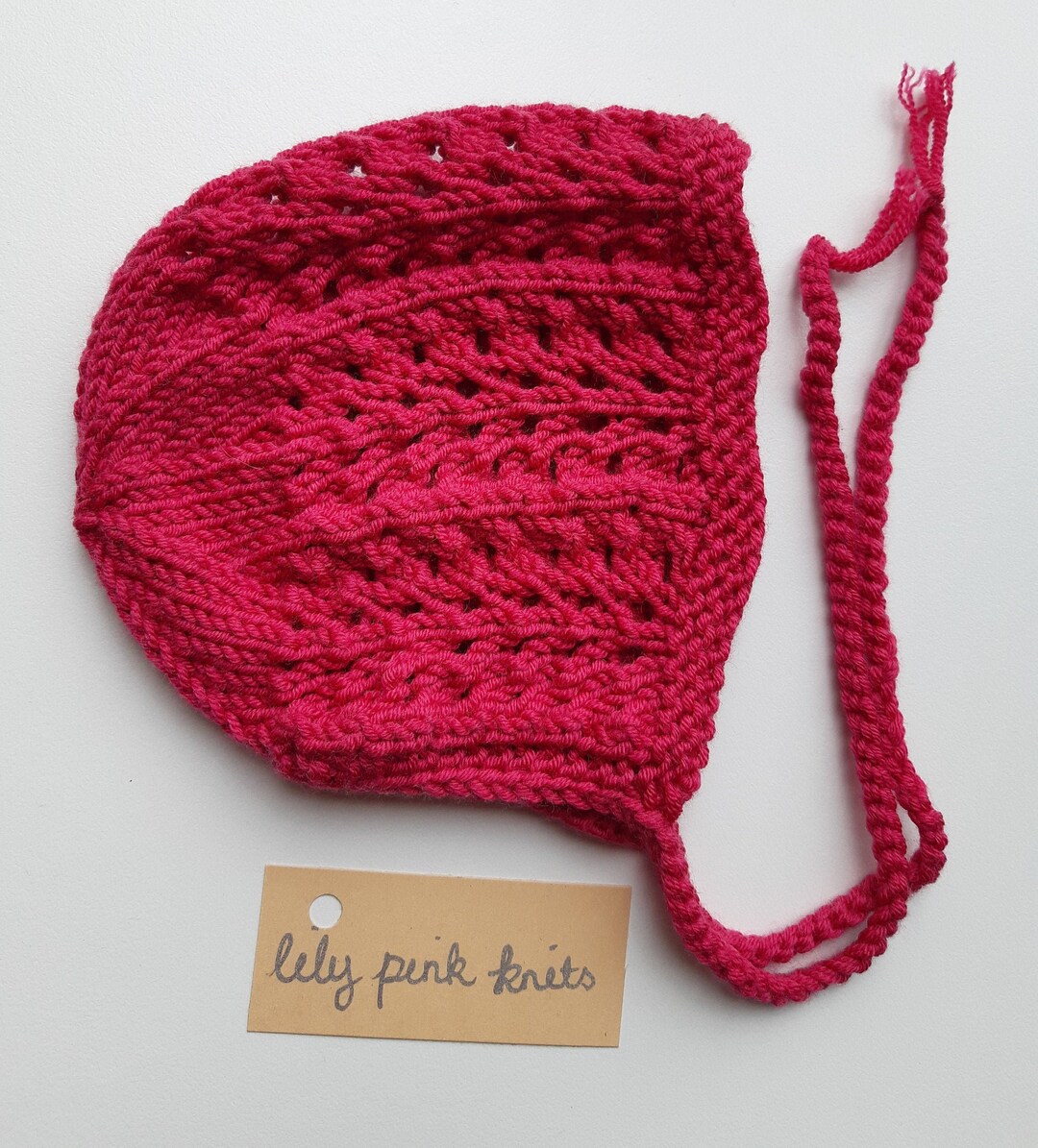 PATTERN Plume Baby Child Knit Bonnet - Etsy