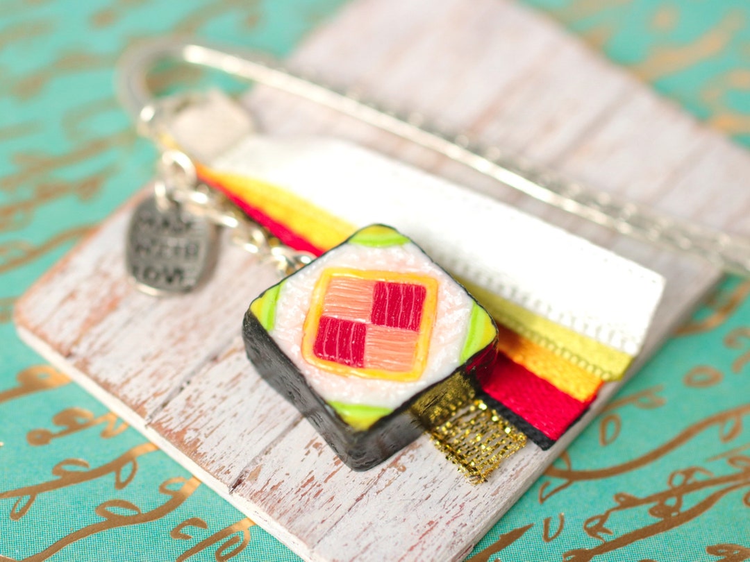 Realistic Maki Brand in Polymer Paste, Mounted on a Silver Stand With a ...