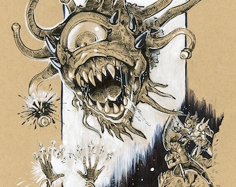 Beholder Miniature for Dungeons and Dragons - Etsy