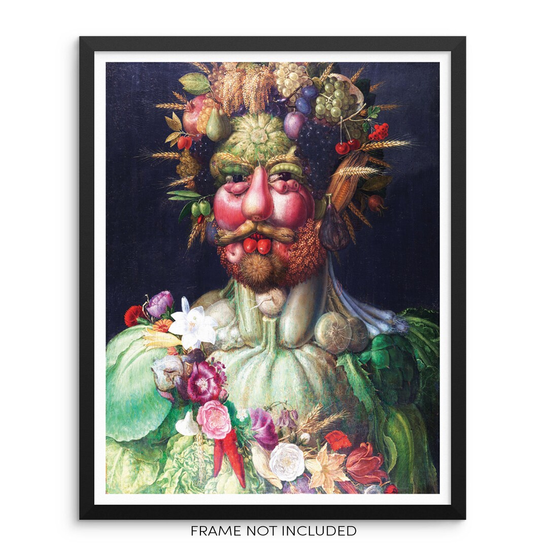 Vintage Wall Art Print Vertumnus by Giuseppe Arcimboldo 11x14 UNFRAMED ...