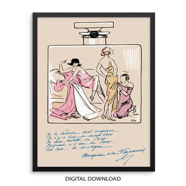 Coco Chanel Poster - Etsy