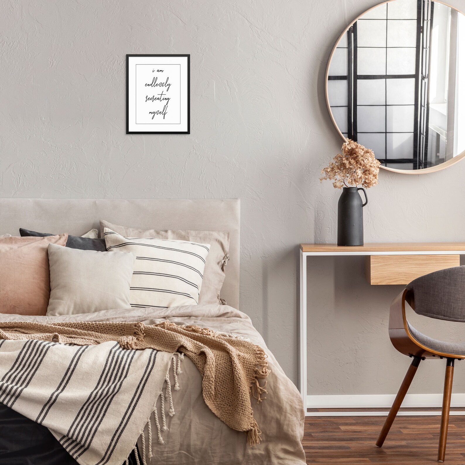 Inspirational Quote Wall Decor Art Print I Am Endlessly - Etsy