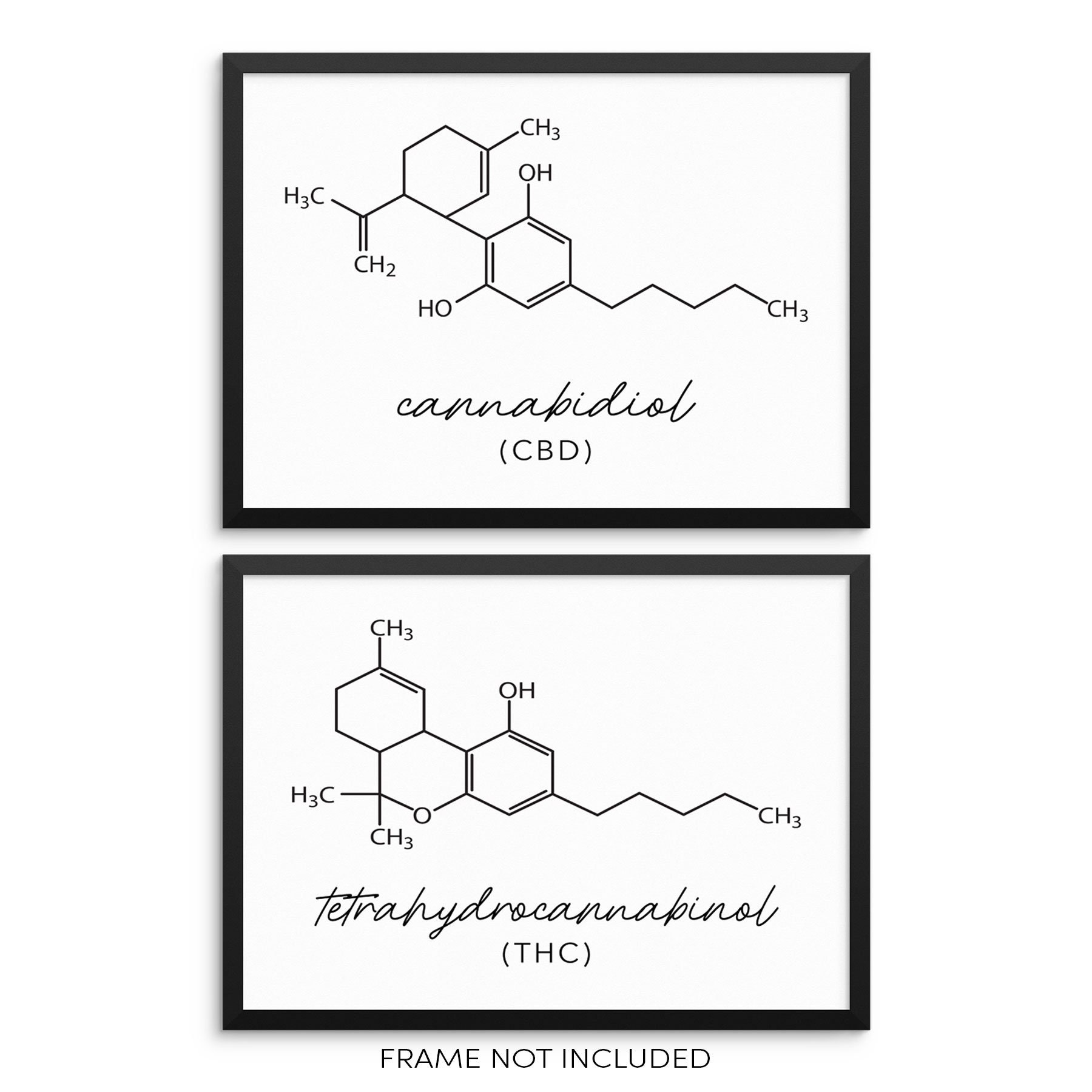 Thc Molecule Drawing